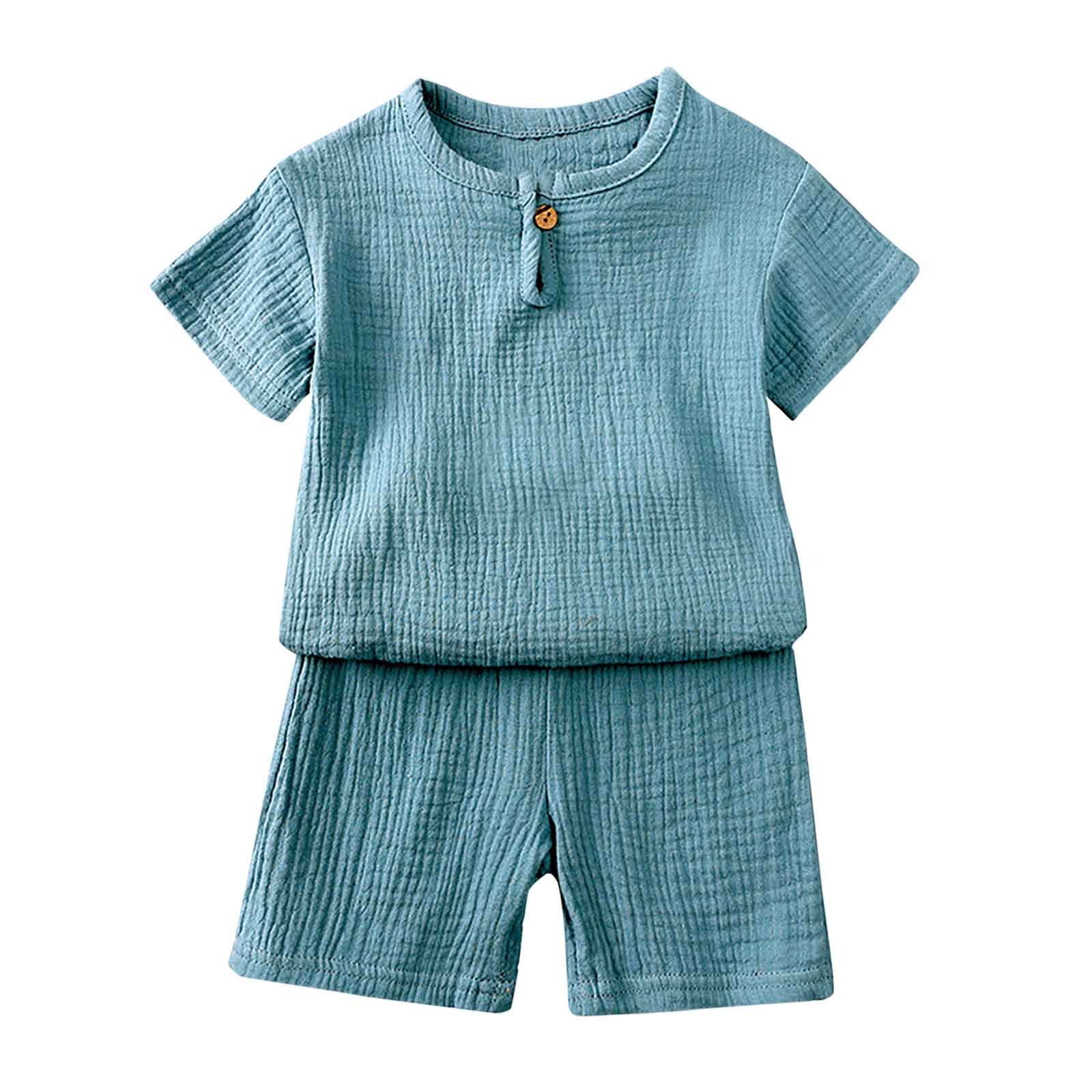 Ashirexll Girls Summer Outfits, Girls Summer Sets, 1-8 Years Casual ...
