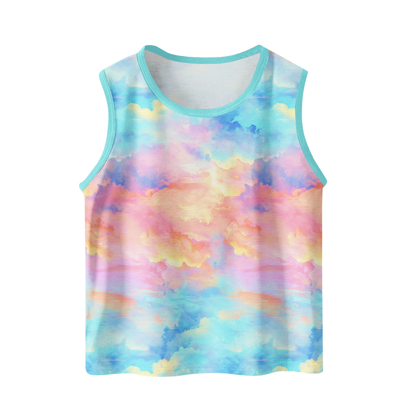 Ashirexll Girls Tank Tops Fall Vest for Kids 3-15 Years with Printed ...