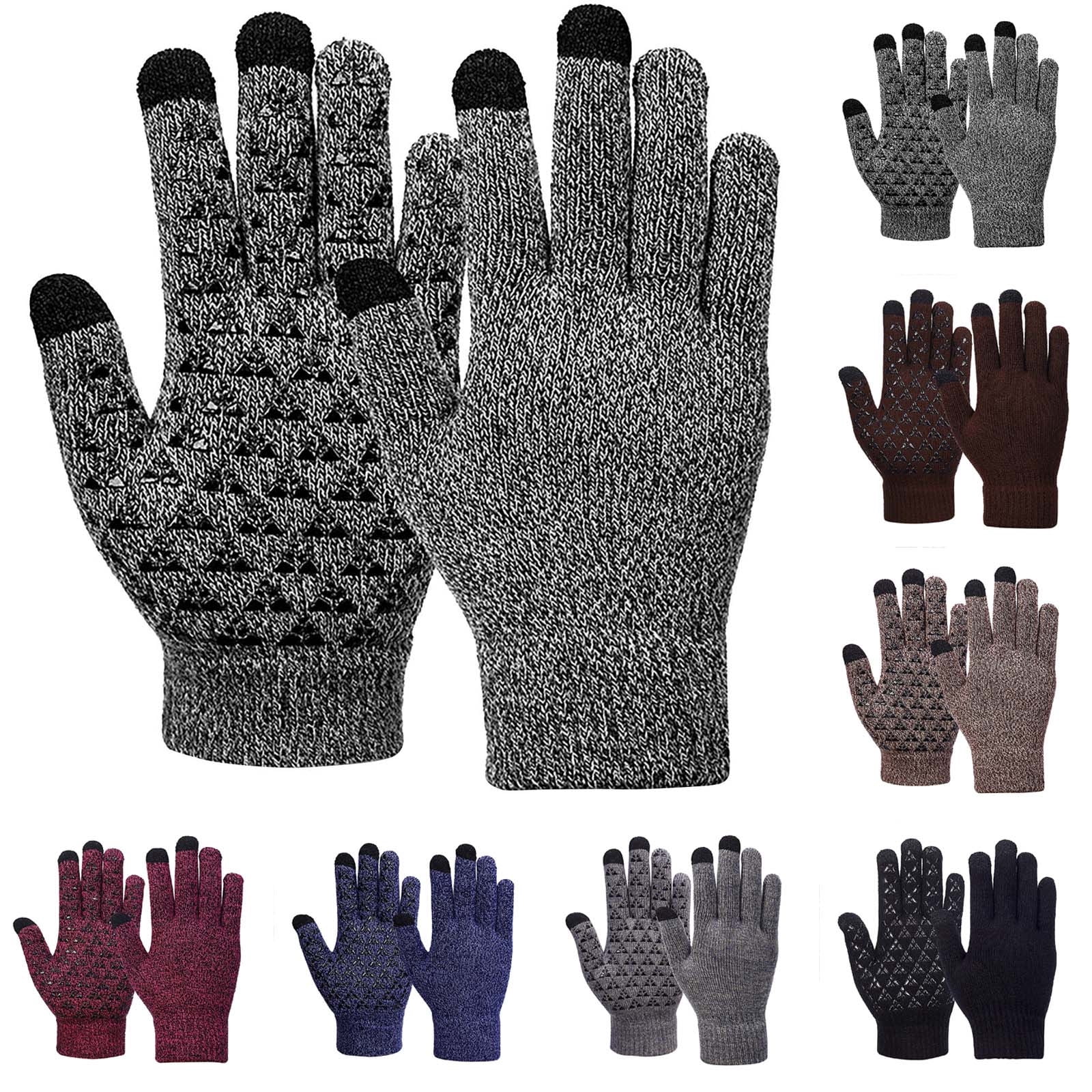 Ashirexll Gloves for Women Cold Weather, Warm Gloves, Outdoor Unisex ...