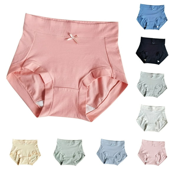 Ashirexll High Waisted Underwear for Women, Womens Cotton Underwear ...