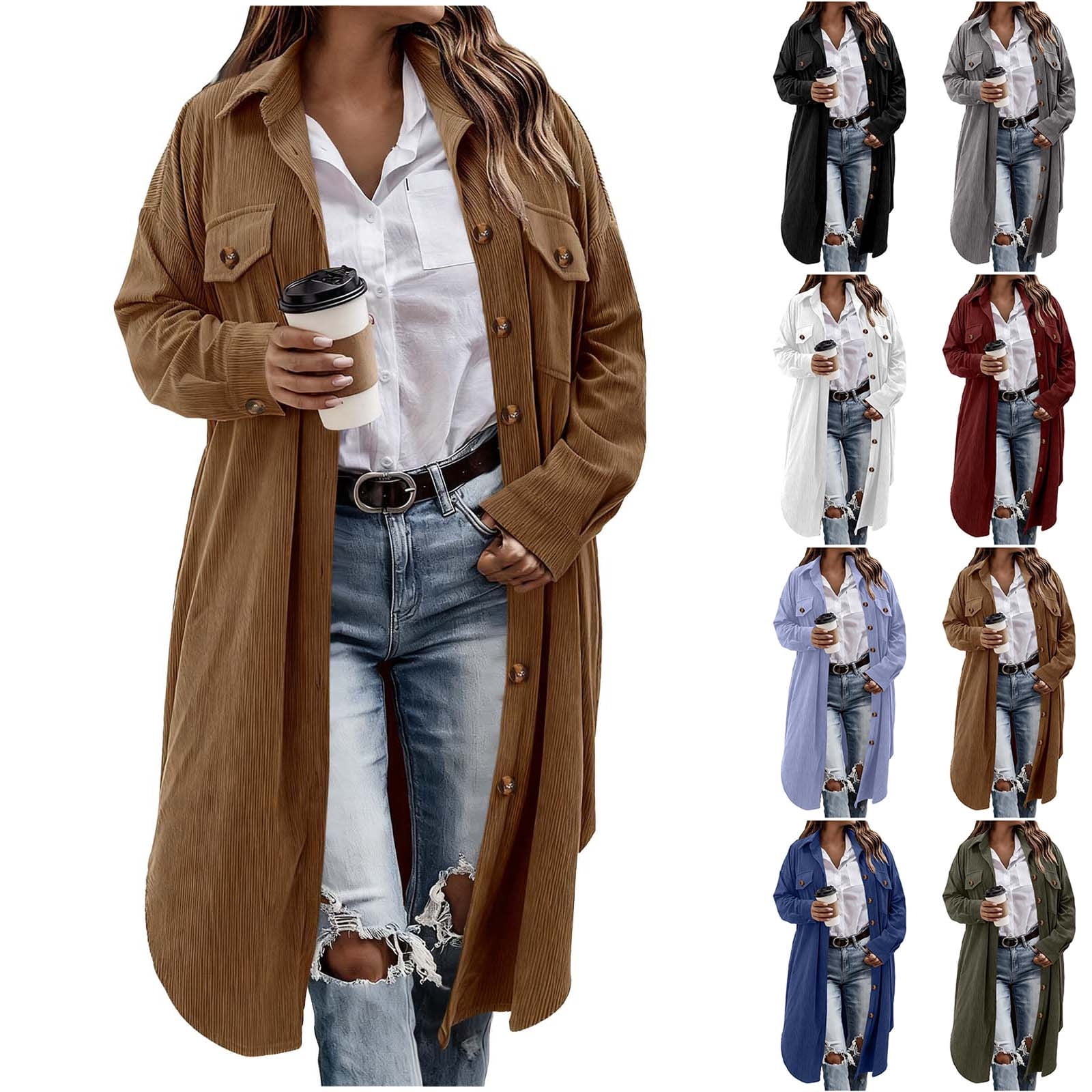 Ashirexll Jackets for Women Trendy, Womens Winter Coats, Casual ...
