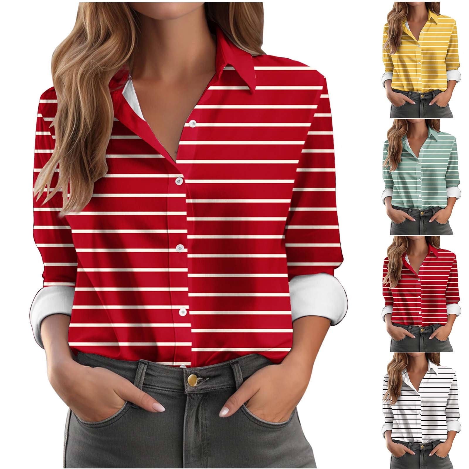 Ashirexll Long Sleeve Shirts for Women, Winter Tops for Women, Fashion ...