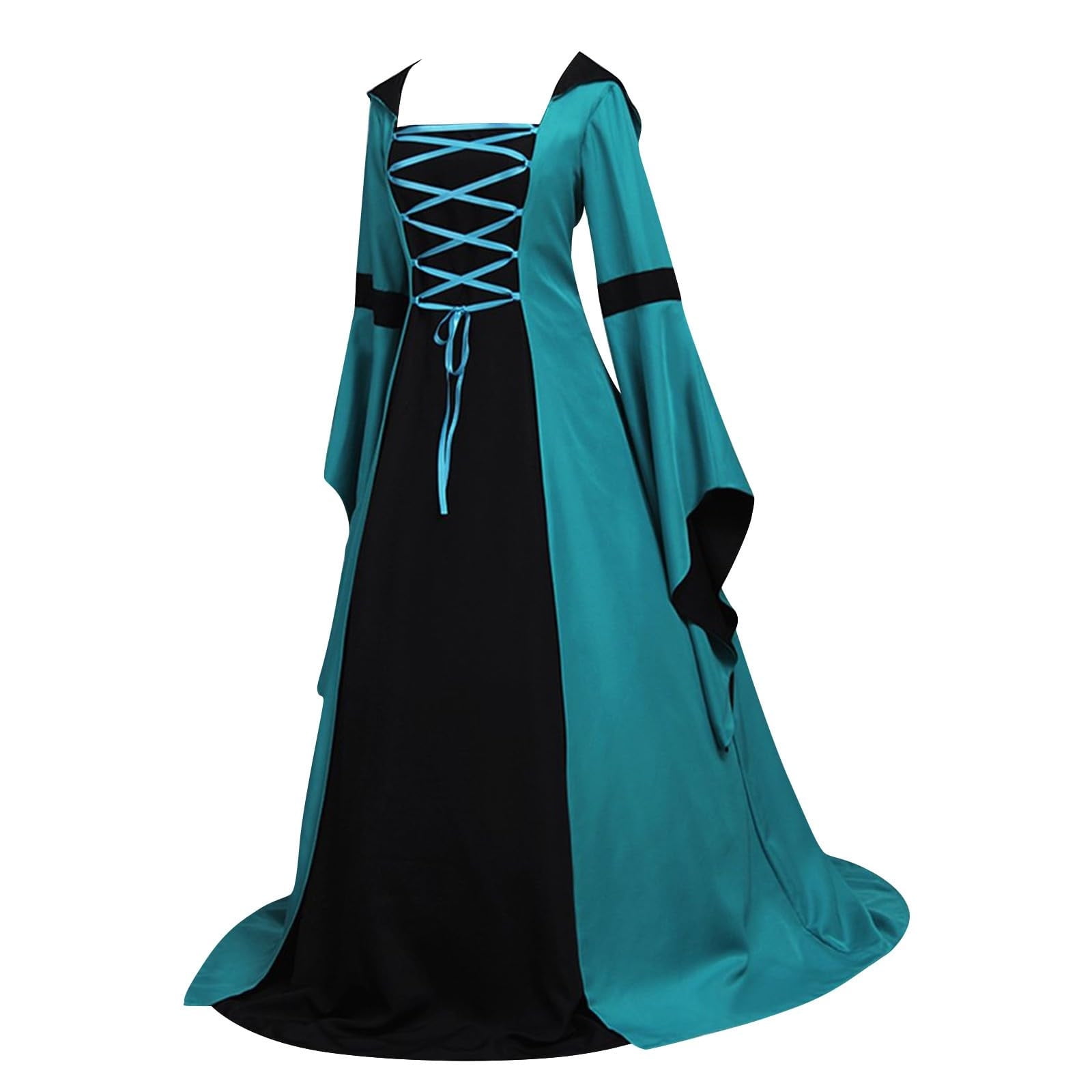 Ashirexll Medieval Dress for Women, Renaissance Costume Women ...