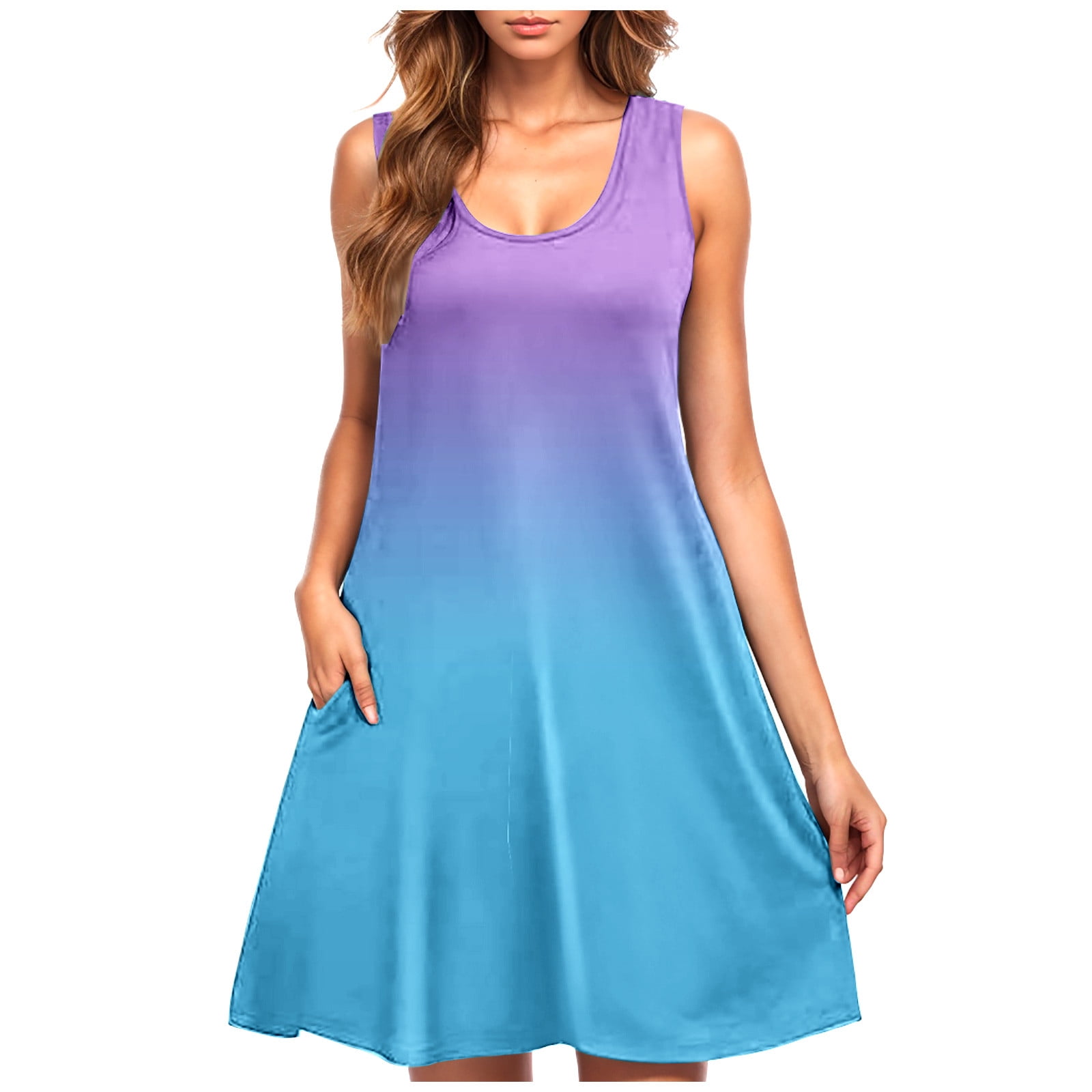 Ashirexll Midi Dresses for Women, Flowy Dresses for Women, Casual ...