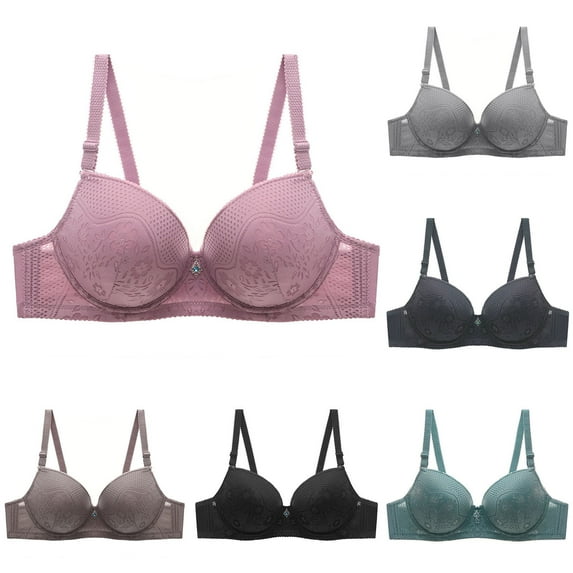 Ashirexll Plus Size Bras for Women, Bras for Women No Underwire ...