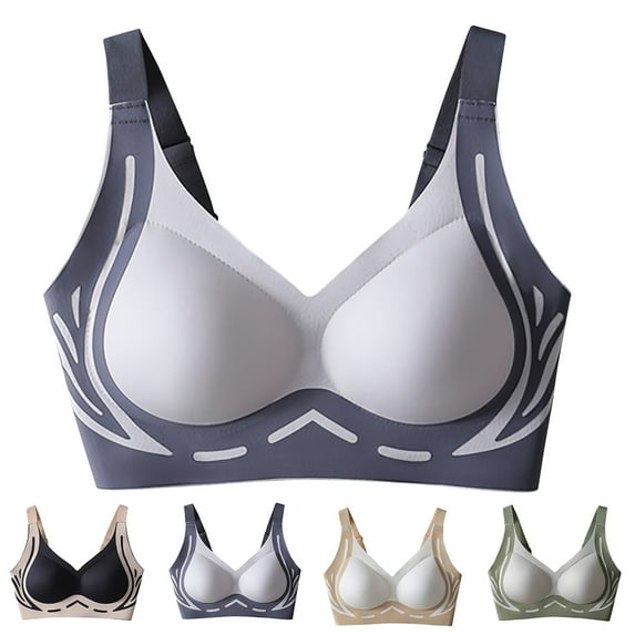 Ashirexll Plus Size Bras for Women, Bras for Women No Underwire, Womens ...