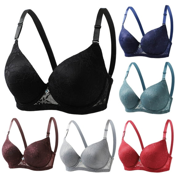 Ashirexll Plus Size Bras for Women, Push Up Bra, Plus Size Full ...