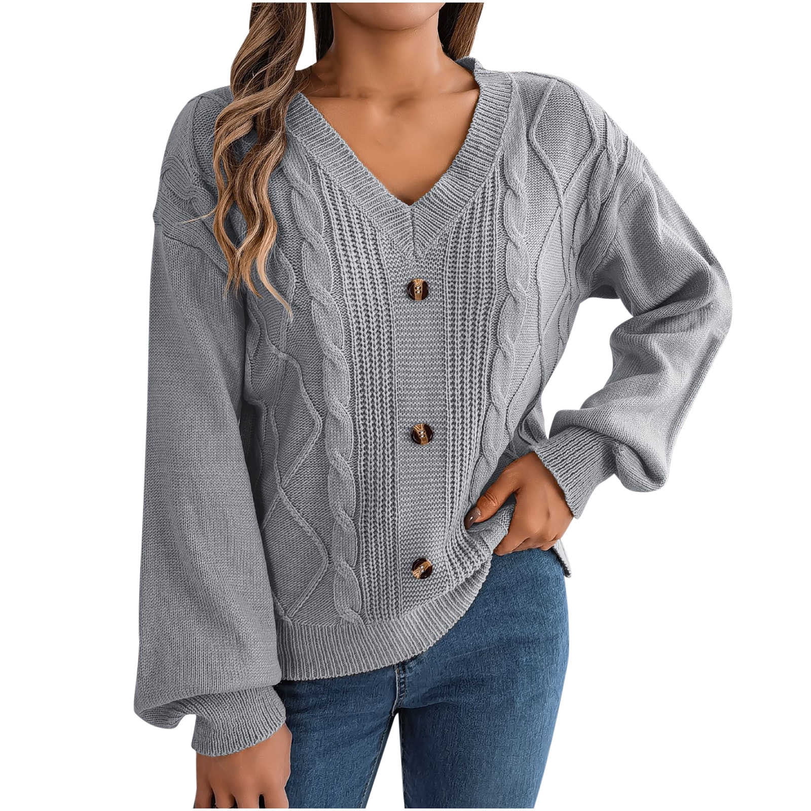 Ashirexll Pullover Sweaters for Women Winter Sweaters Fashion Casual ...