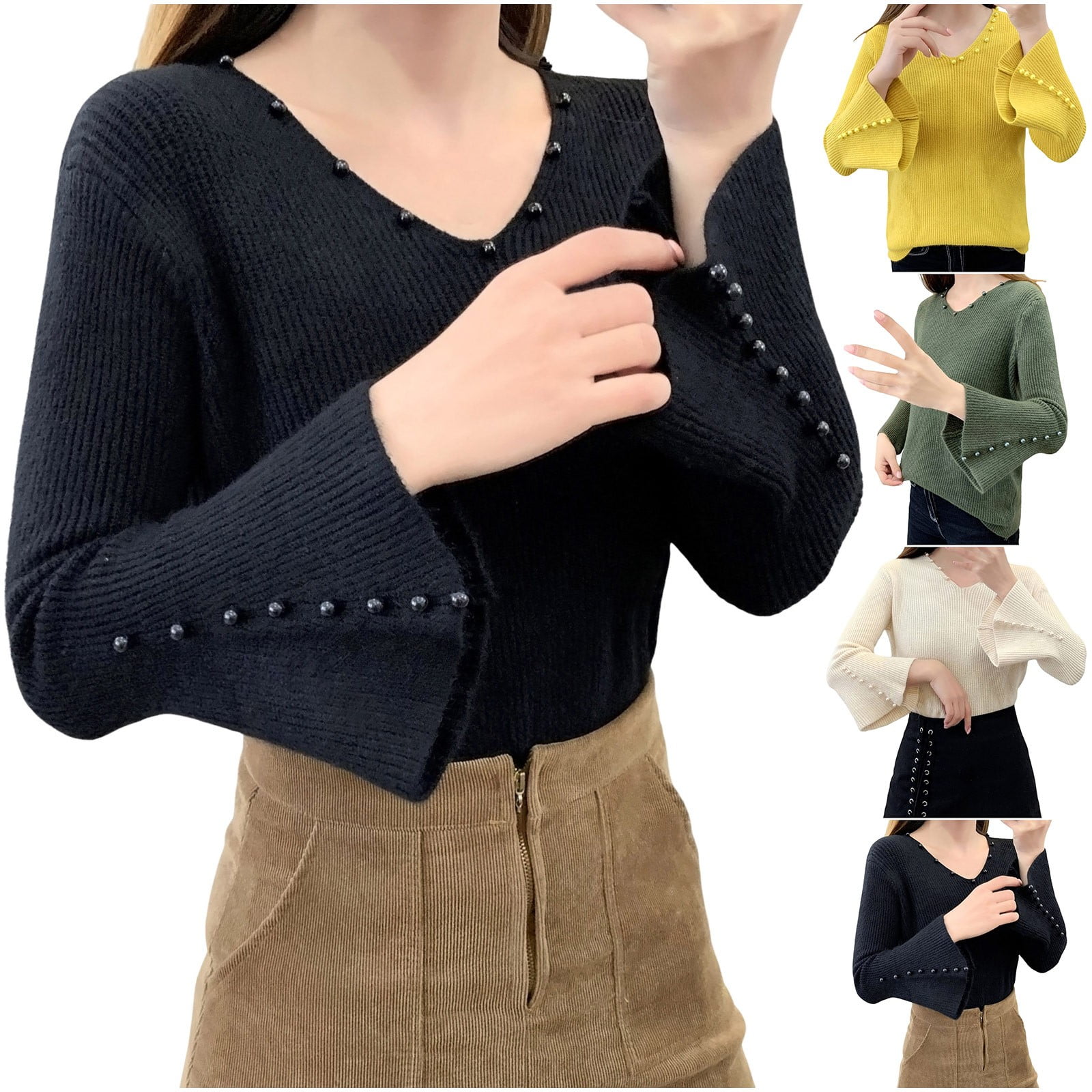 Ashirexll Pullover Sweaters for Women, Winter Sweaters for Women, Fall ...