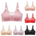 Ashirexll Push Up Bra, Plus Size Bras for Women, Wireless Full Coverage ...