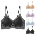 Ashirexll Push Up Bra, Plus Size Bras for Women, Wireless Full Coverage ...