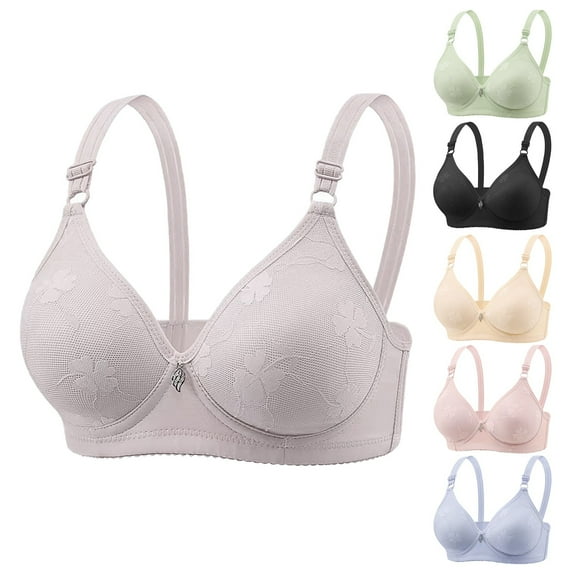 Ashirexll Push Up Bra, Plus Size Bras for Women, Womens Wireless Bra ...
