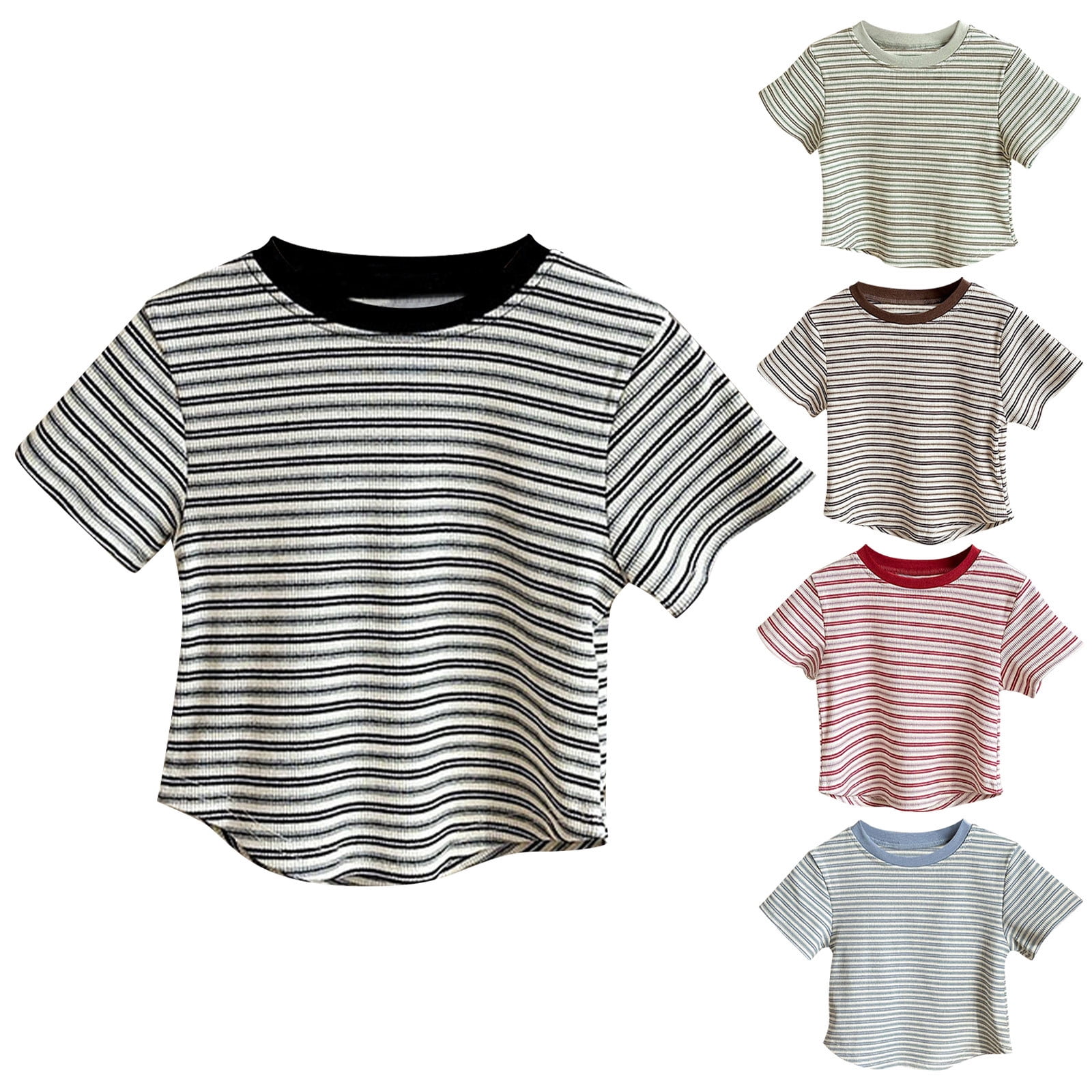 Ashirexll Summer Shirts, Shirts for Girls, Girls' Summer Top Casual and ...