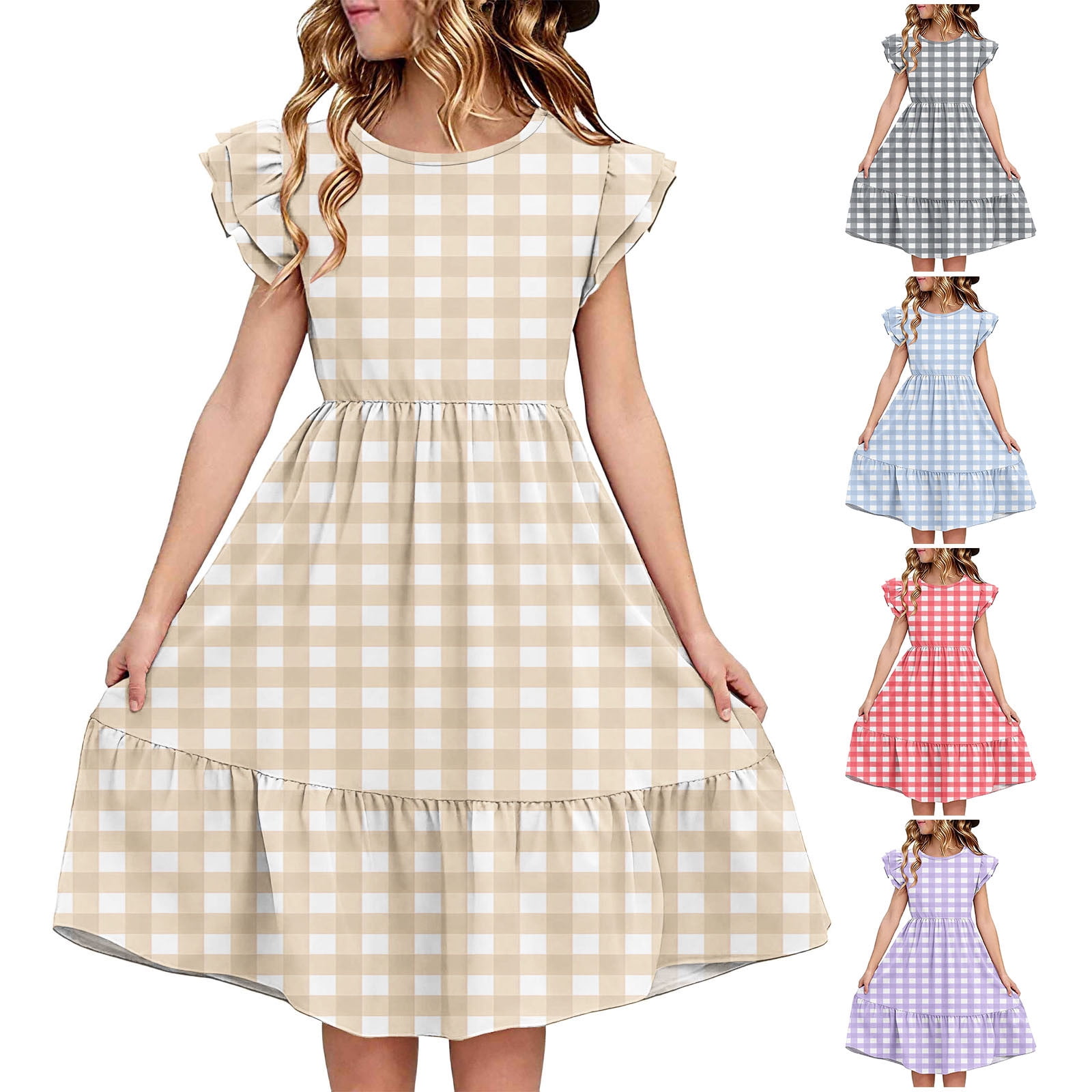 Ashirexll Teen Summer Dresses, Girls Summer Dress, Dresses for Kids 5 ...