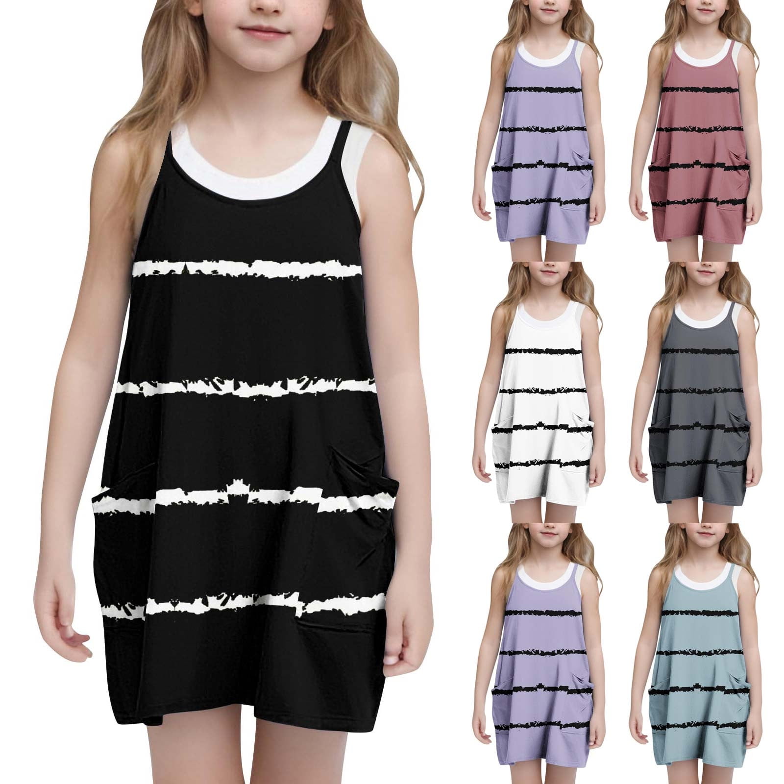 Ashirexll Teen Summer Dresses, Girls Summer Dress, Summer Casual Dress ...