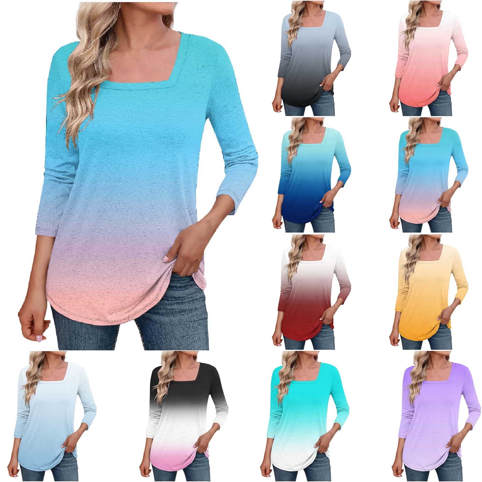 Ashirexll Tops for Women Trendy, Womens Casual Tops, Fashion Casual ...
