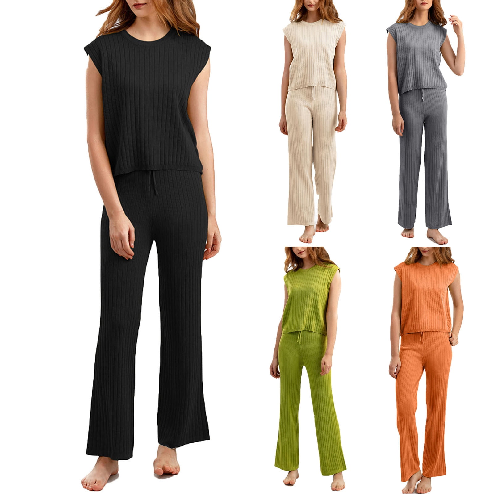 Ashirexll Two Piece Sets for Women, Vacation Outfits for Women, Color ...