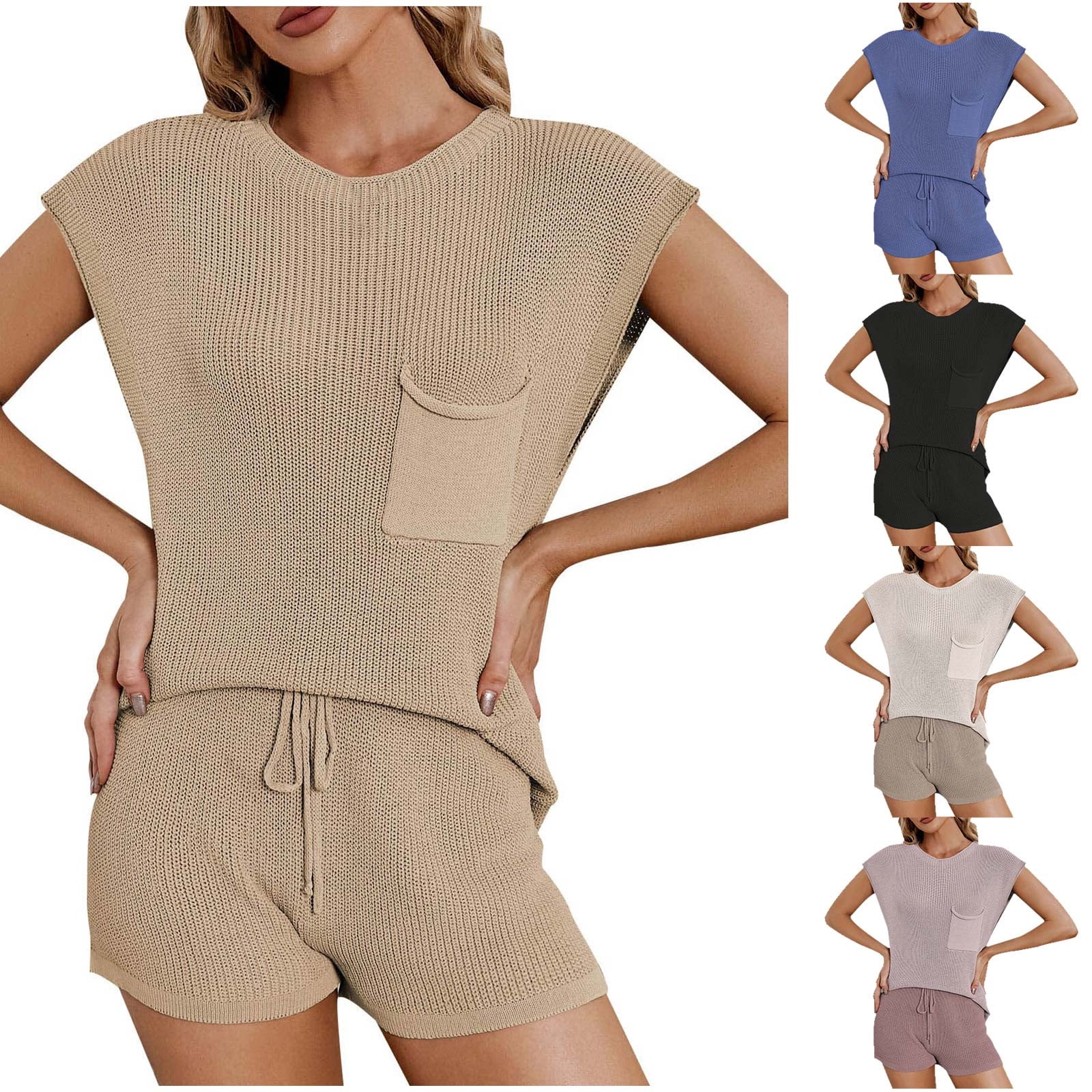 Ashirexll Two Piece Sets for Women, Womens Summer Outfits, Spring ...