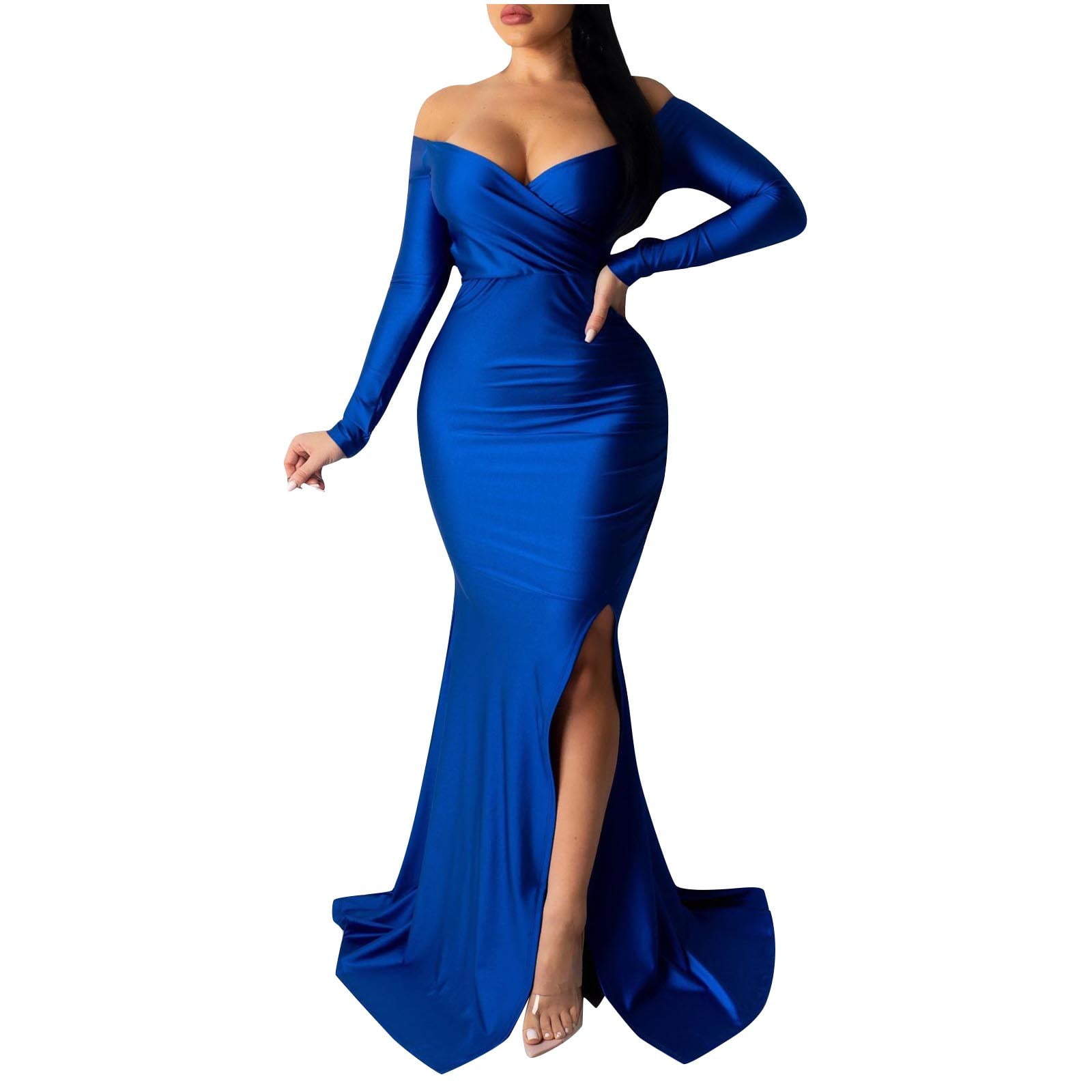Ashirexll Wedding Guest Dresses for Women with Chest Thin Style ...