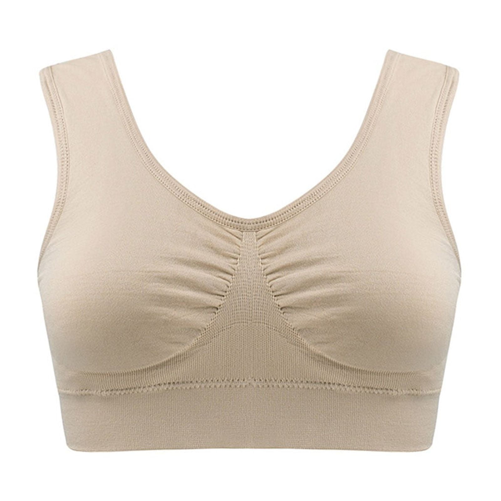 Ashirexll Wireless Bras for Women, No Underwire Comfortable Seamless ...