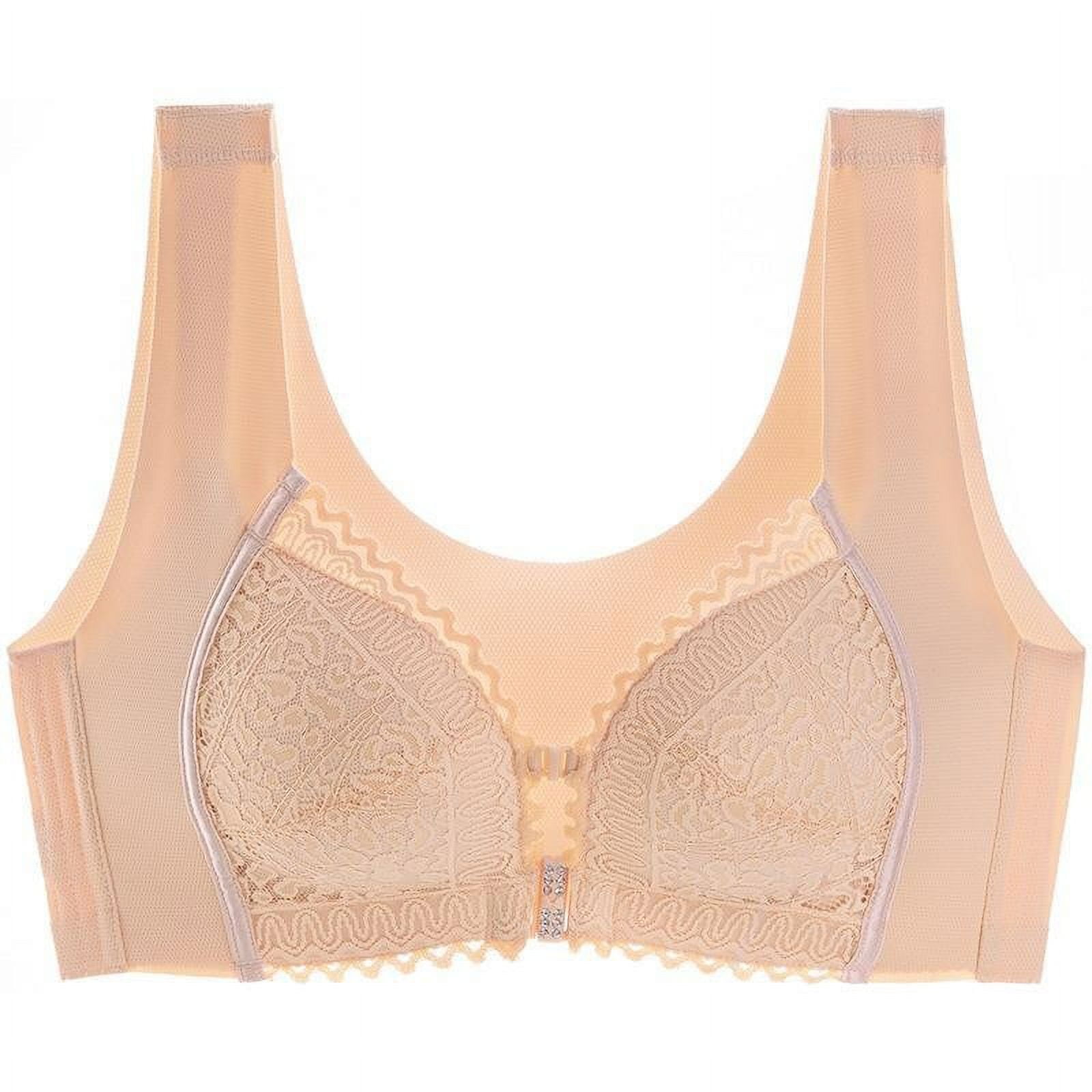 Ashirexll Wireless Bras for Women, Workout Bras for Women, Floral Print ...