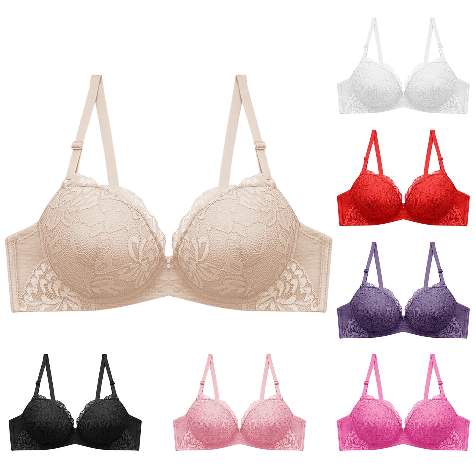 Ashirexll Wireless Bras for Women, Workout Bras for Women, Soft Stretch ...