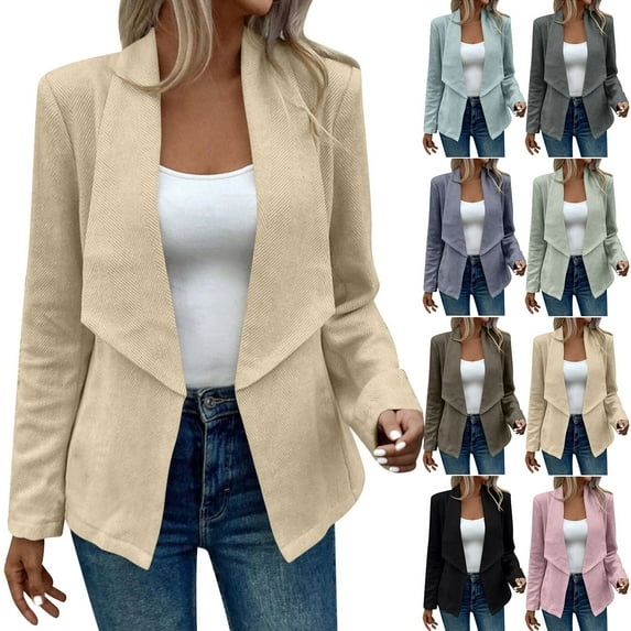 Ashirexll Womens Fleece Coats, Winter Coats for Women, Solid Fall ...