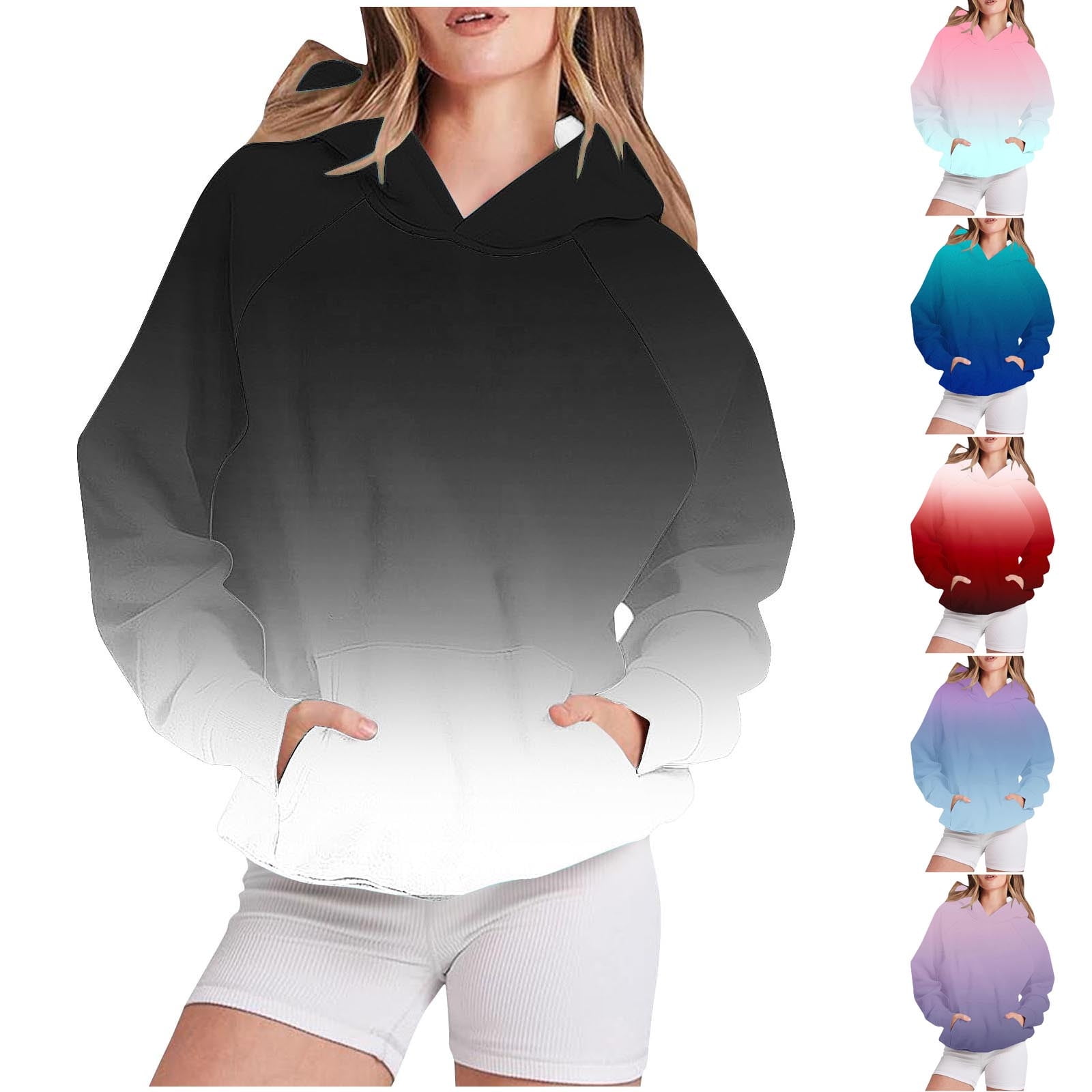 Ashirexll Womens Hoodies, Oversized Hoodies for Women, Fashion Ladies ...