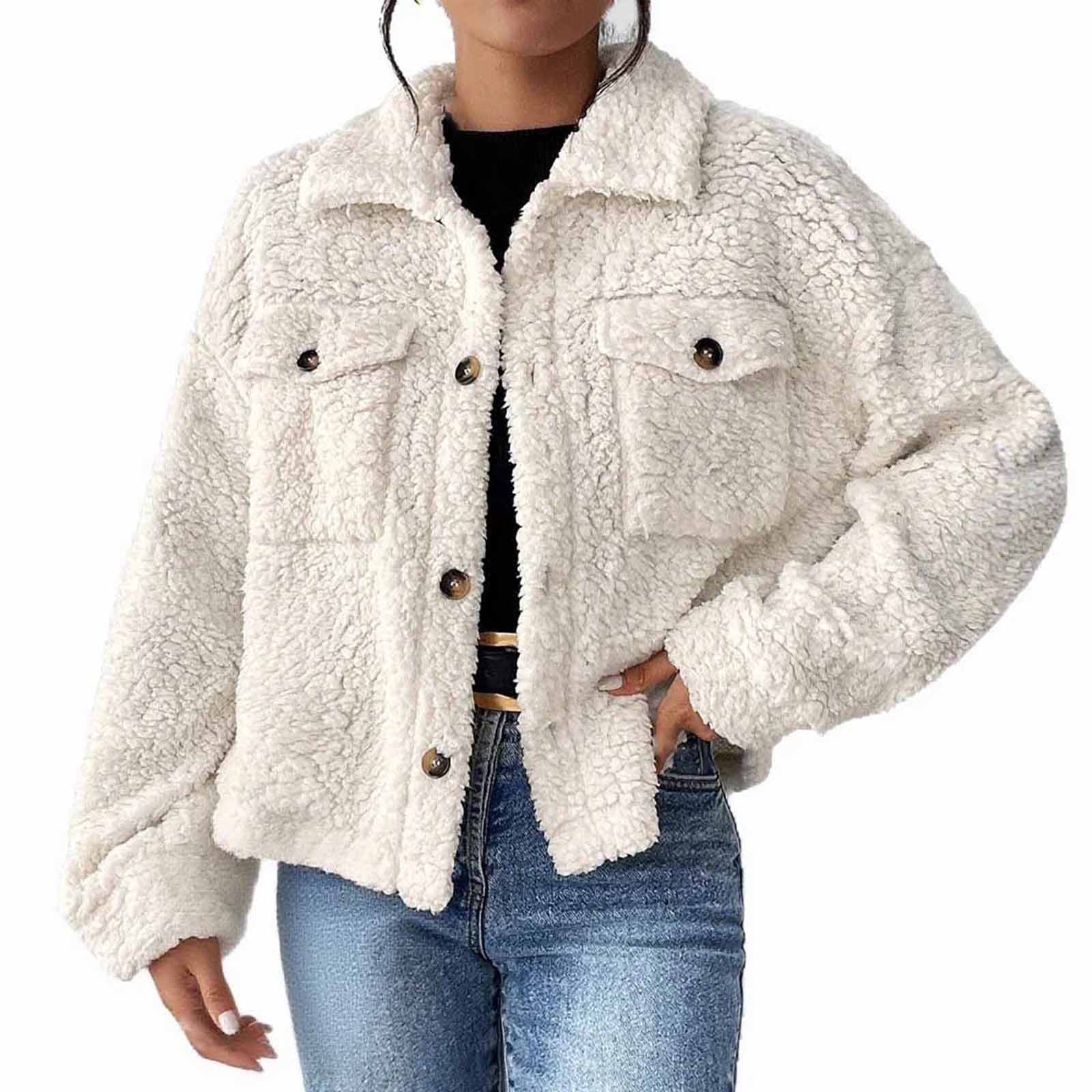 Ashirexll Womens Long Sleeve Tops Winter Tops Women Solid Color Long ...