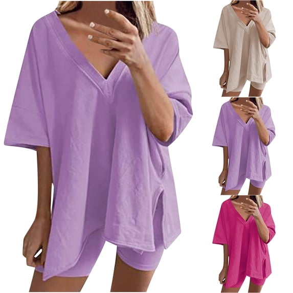 Ashirexll Womens Summer Outfits, Two Piece Sets for Women, Fashion ...