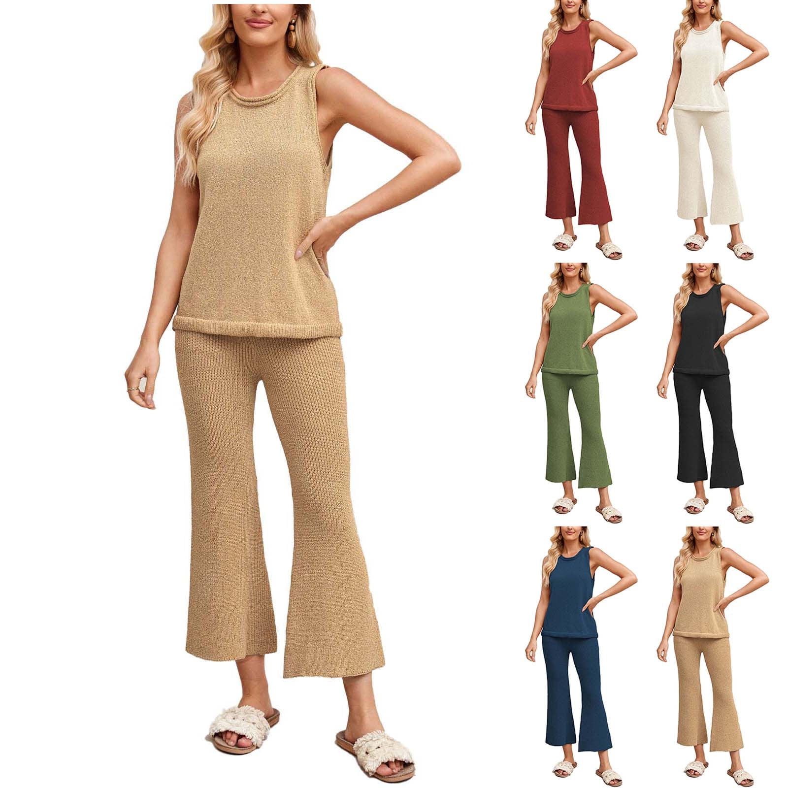 Ashirexll Womens Summer Outfits, Two Piece Sets for Women, Fashion ...
