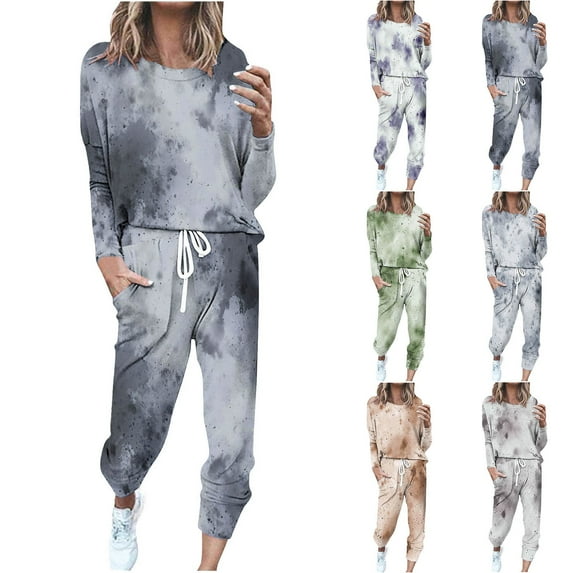 Ashirexll Womens Winter Sets, Outfits for Women, Fashion Loose Printed ...