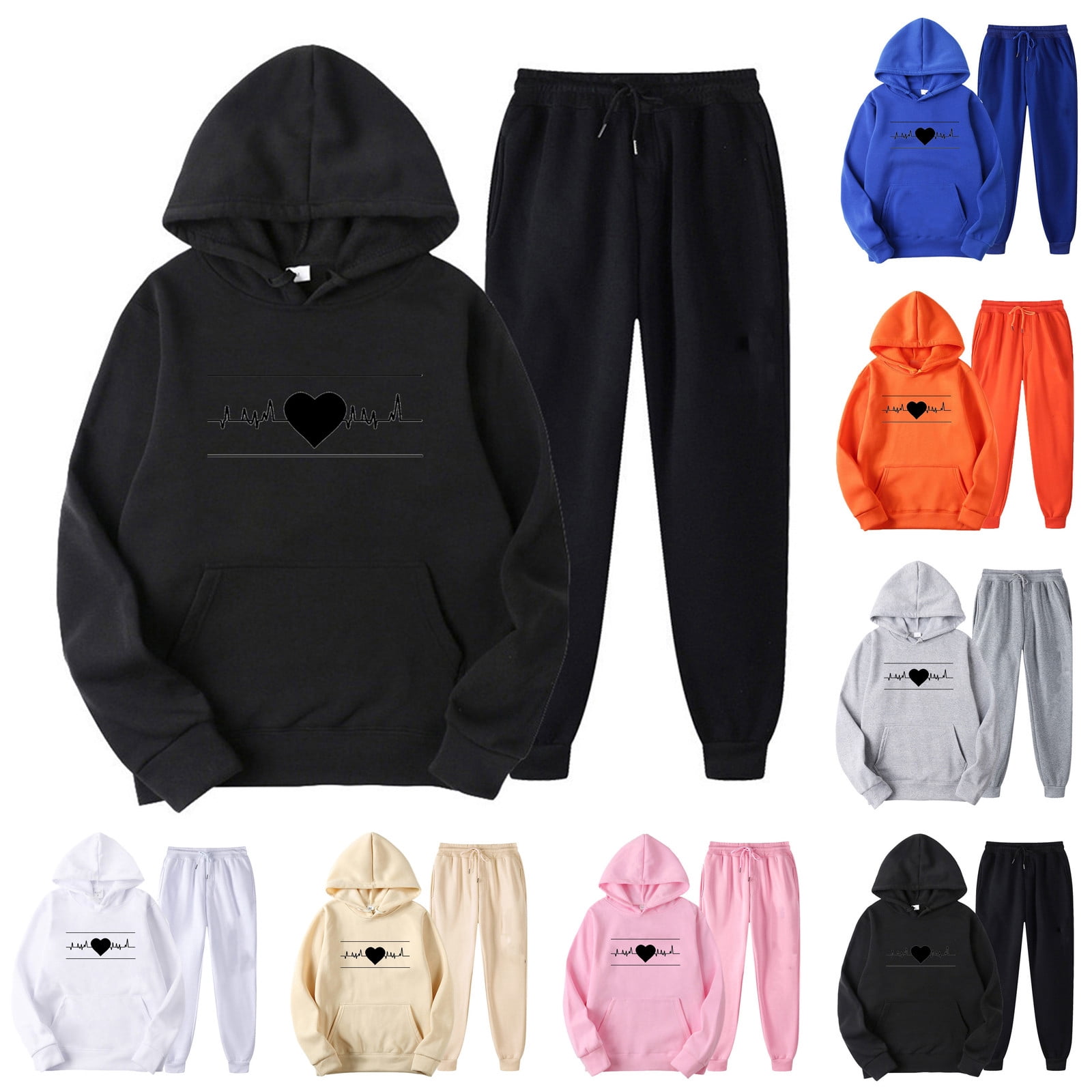 Ashirexll Womens Winter Sets, Womens 2 Piece Outfits, Fashion Printing ...