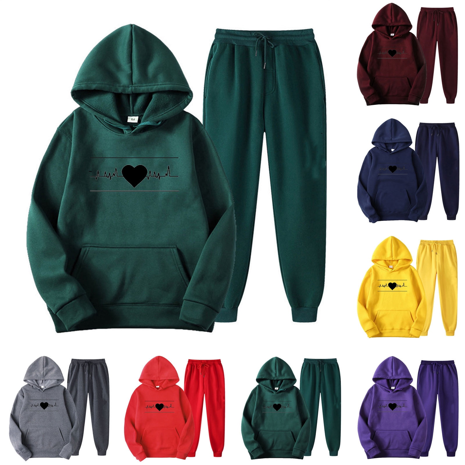 Ashirexll Womens Winter Sets, Womens 2 Piece Outfits, Fashion Printing ...