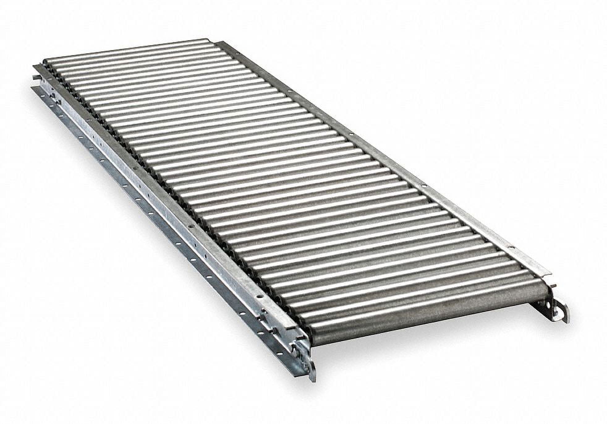Ashland Conveyor Roller Conveyor,10 ft. L,16" BF, Steel 11F10EG15B16 ...