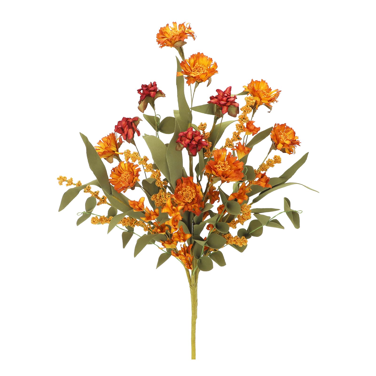 Admired By Nature 14 Stems of Blossoms Rose Flower Bush, Gold - Walmart.com