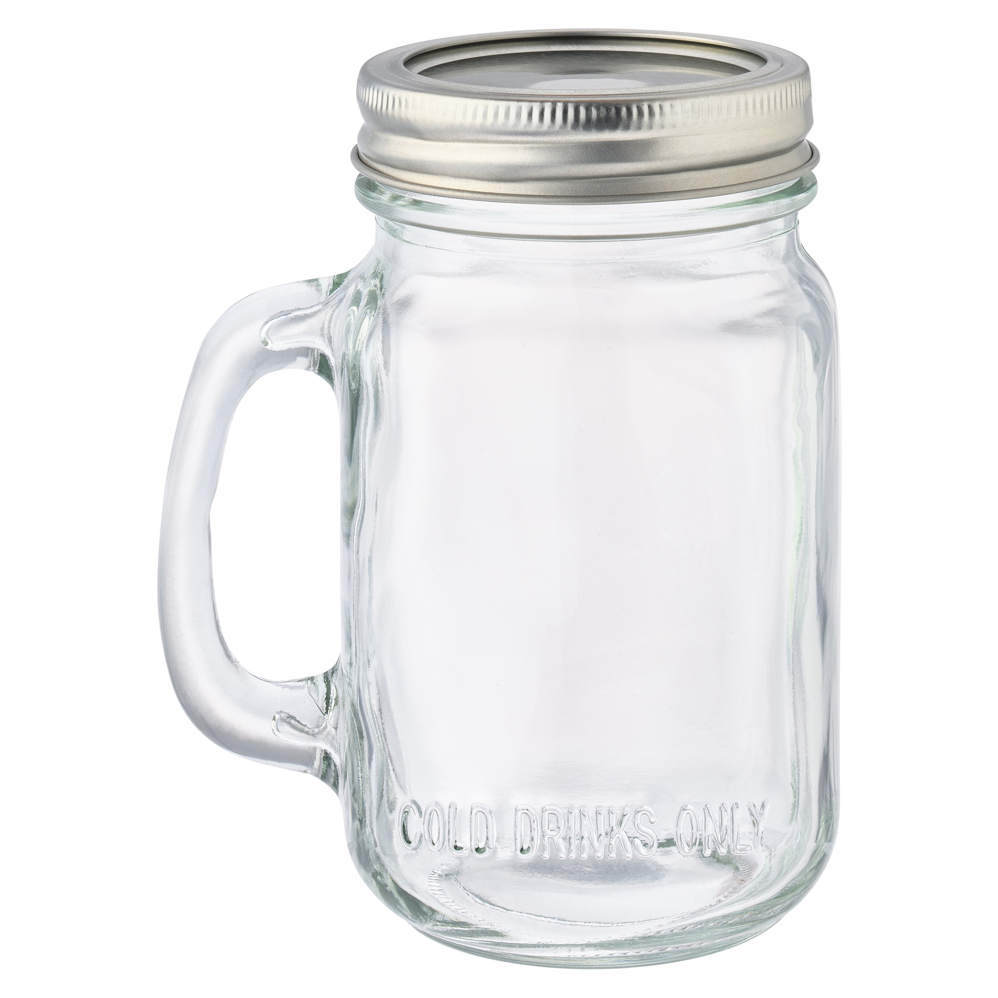 Ashland® 18 Pack: 16oz. Glass Drinking Mason Jar Mug with Lids ...
