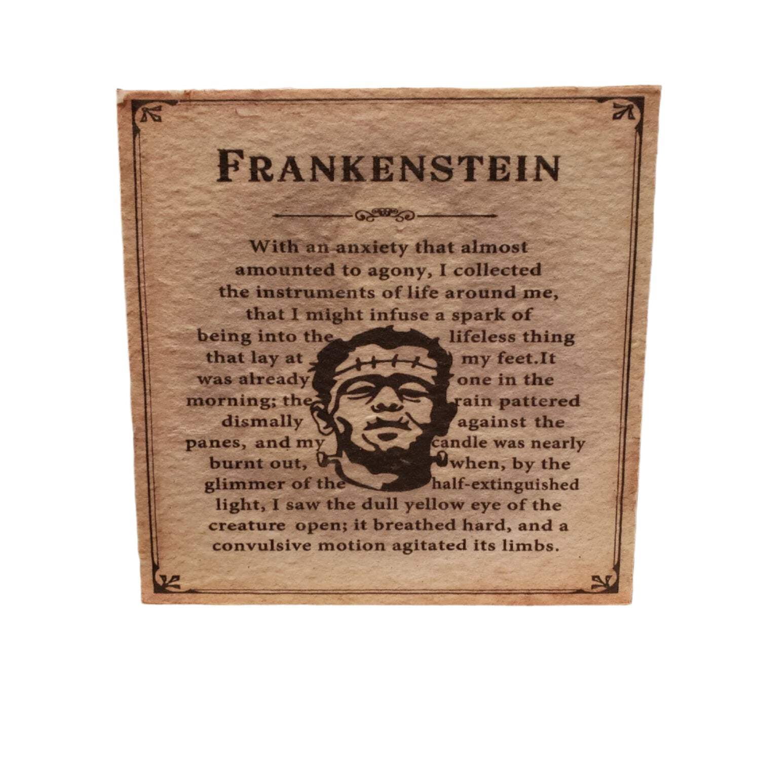 Ashland Midnight Moon Frankenstein Plaque 8" x 6" x 1.5" - Walmart.com