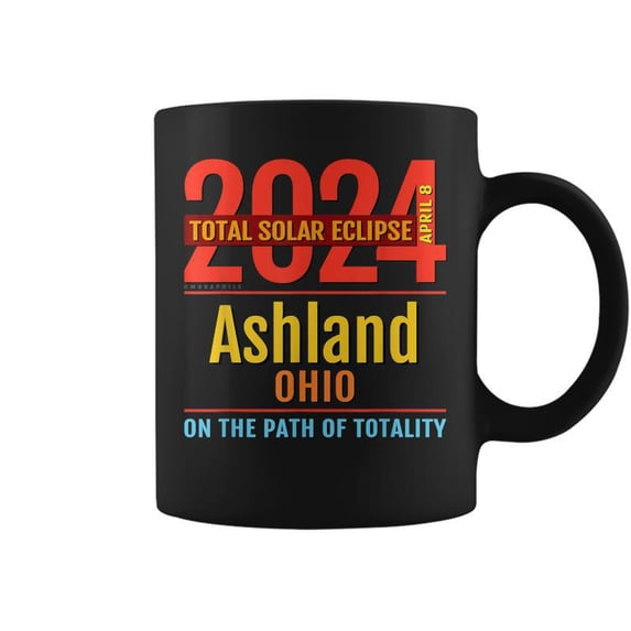 Ashland Ohio Oh Total Solar Eclipse 2024 4 Coffee Mugs - Walmart.com