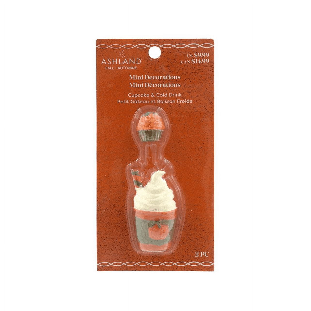 Ashland Fall Mini Decorations Cupcake Cold Drink - Walmart.com