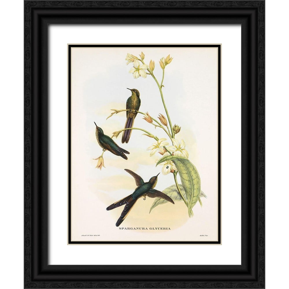 Ashley, Aaron 19x24 Black Ornate Wood Framed with Double Matting Museum Art Print Titled ...