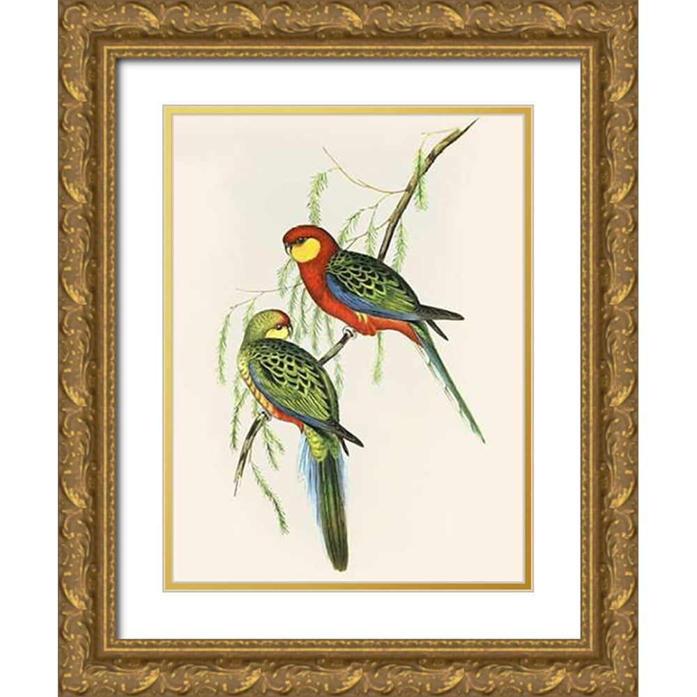Ashley, Aaron 19x24 Gold Ornate Wood Framed with Double Matting Museum Art Print Titled ...