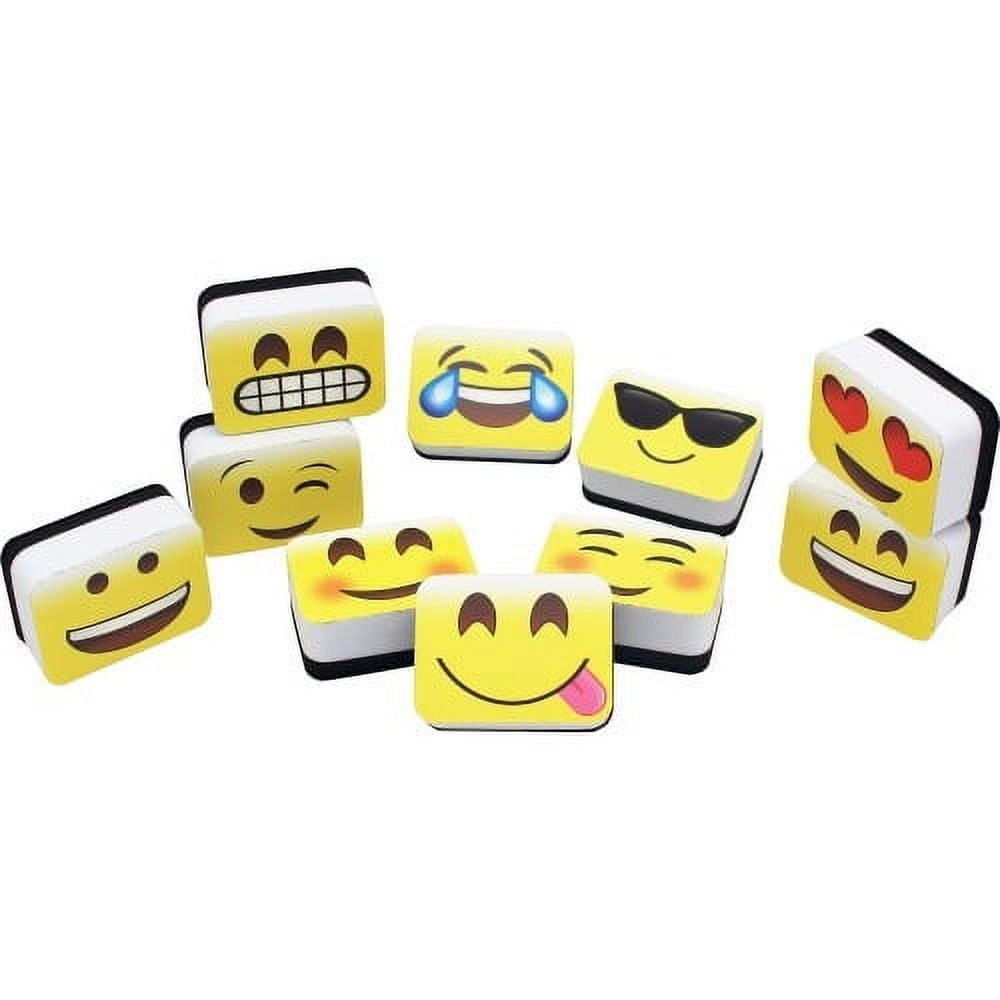 Ashley Emojis Mini Whiteboard Eraser 2" Width x 1.25" Length ...