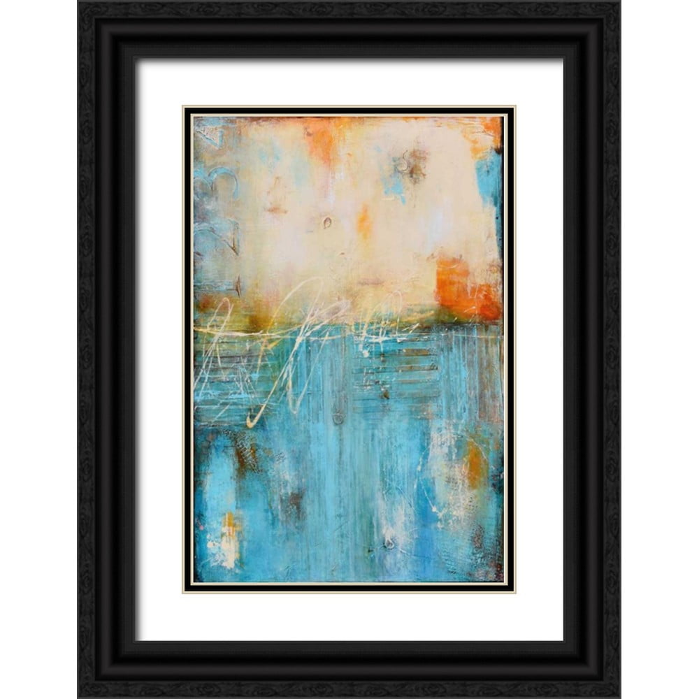 Ashley, Erin 11x14 Black Ornate Wood Framed with Double Matting Museum Art Print Titled ...