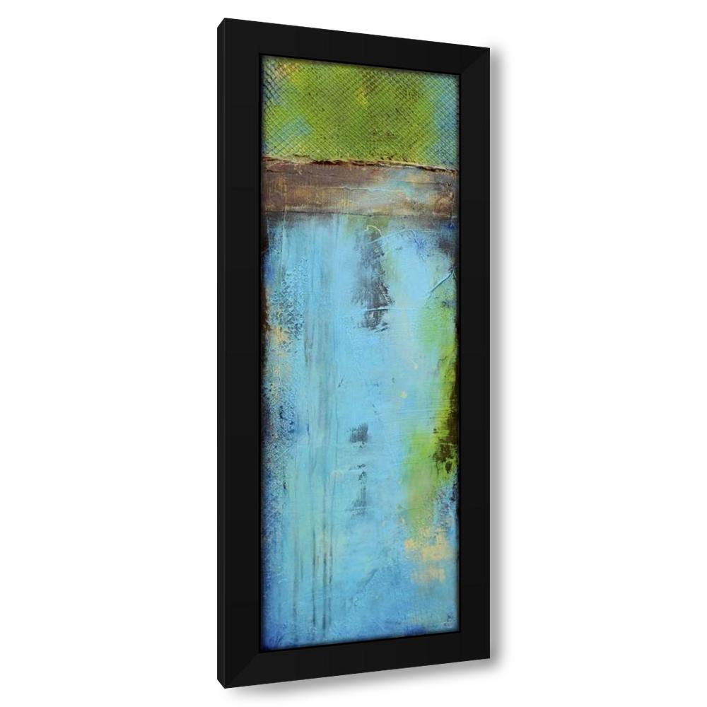 Erin Ashley 11x24 Black Modern Wood Framed Wall Art Titled - Fisher Island I - Walmart.com