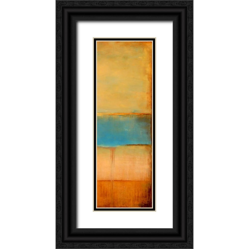 Ashley, Erin 11x24 Black Ornate Wood Framed with Double Matting Museum Art Print Titled - Allure ...