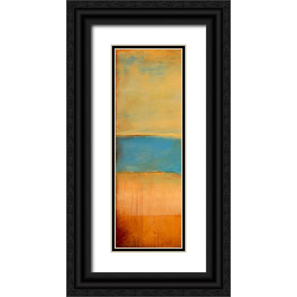 Ashley, Erin 11x24 Black Ornate Wood Framed with Double Matting Museum Art Print Titled - Allure ...
