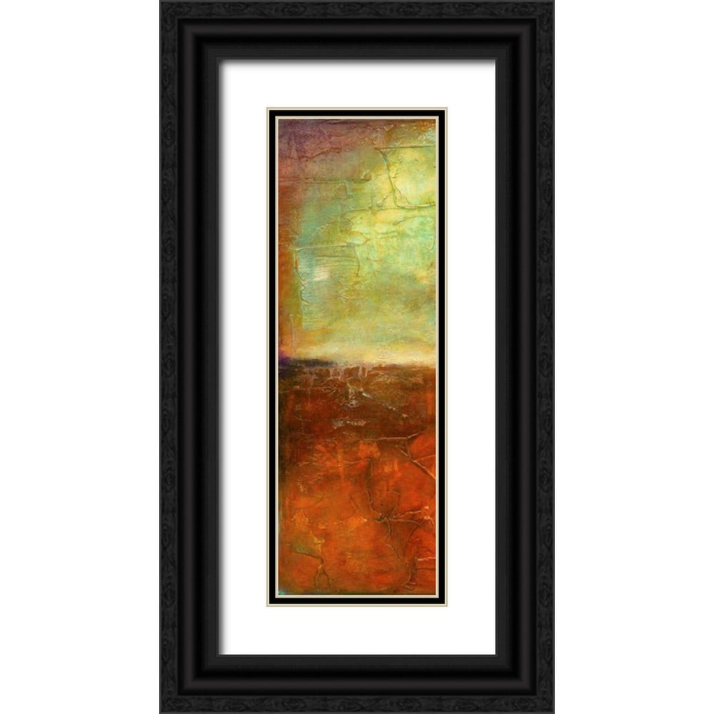 Ashley, Erin 11x24 Black Ornate Wood Framed with Double Matting Museum Art Print Titled ...