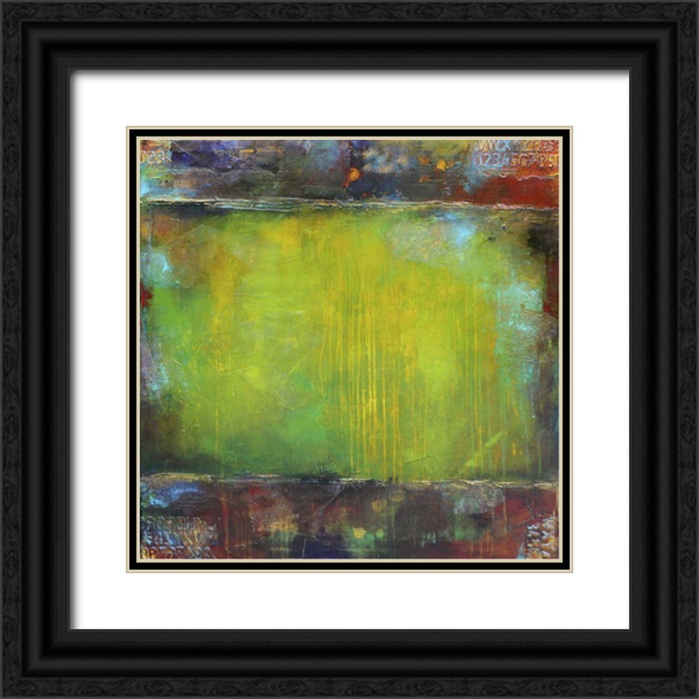 Ashley, Erin 12x12 Black Ornate Wood Framed with Double Matting Museum ...