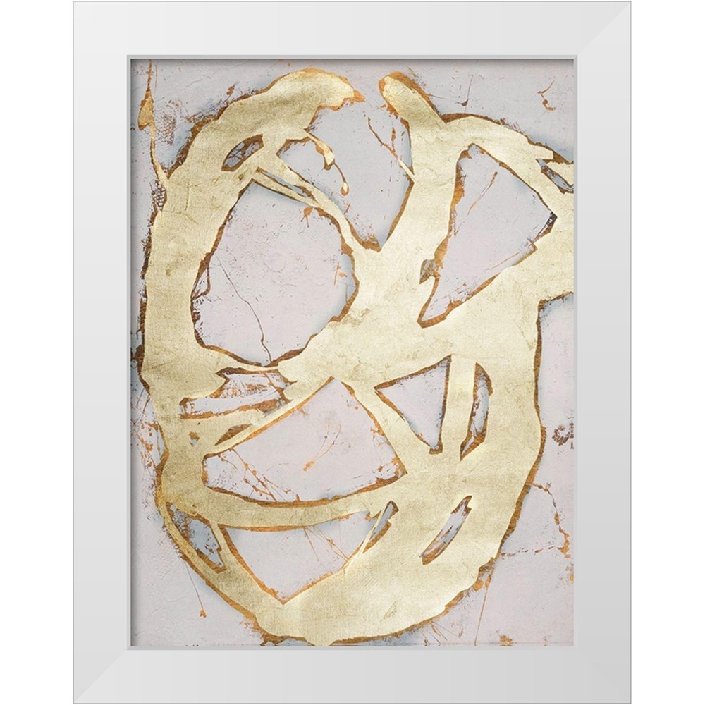 Ashley, Erin 12x14 White Modern Wood Framed Museum Art Print Titled ...